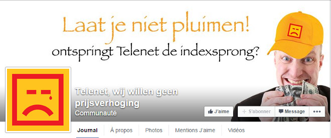 Telenet augmente ses prix. 50.000 clients s'y opposent sur Facebook