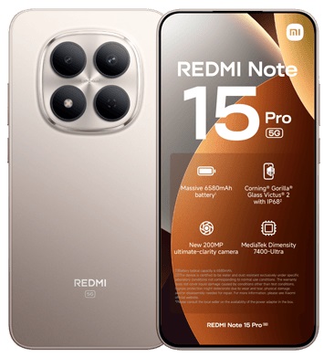 Xiaomi Redmi Note 15 Pro 256GB Titanium met abonnement Proximus