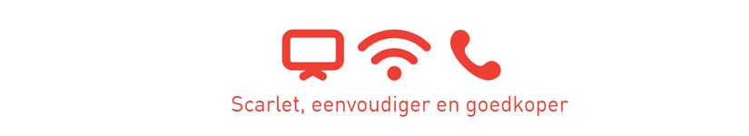 Scarlet : Pack Trio: internet + tv-decoder + vaste telefoon abonnement